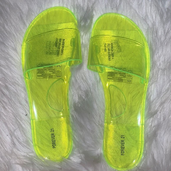 Shoes | Green Jelly Slides | Poshmark